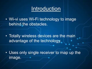 Wi-Vi Technology | PPTX