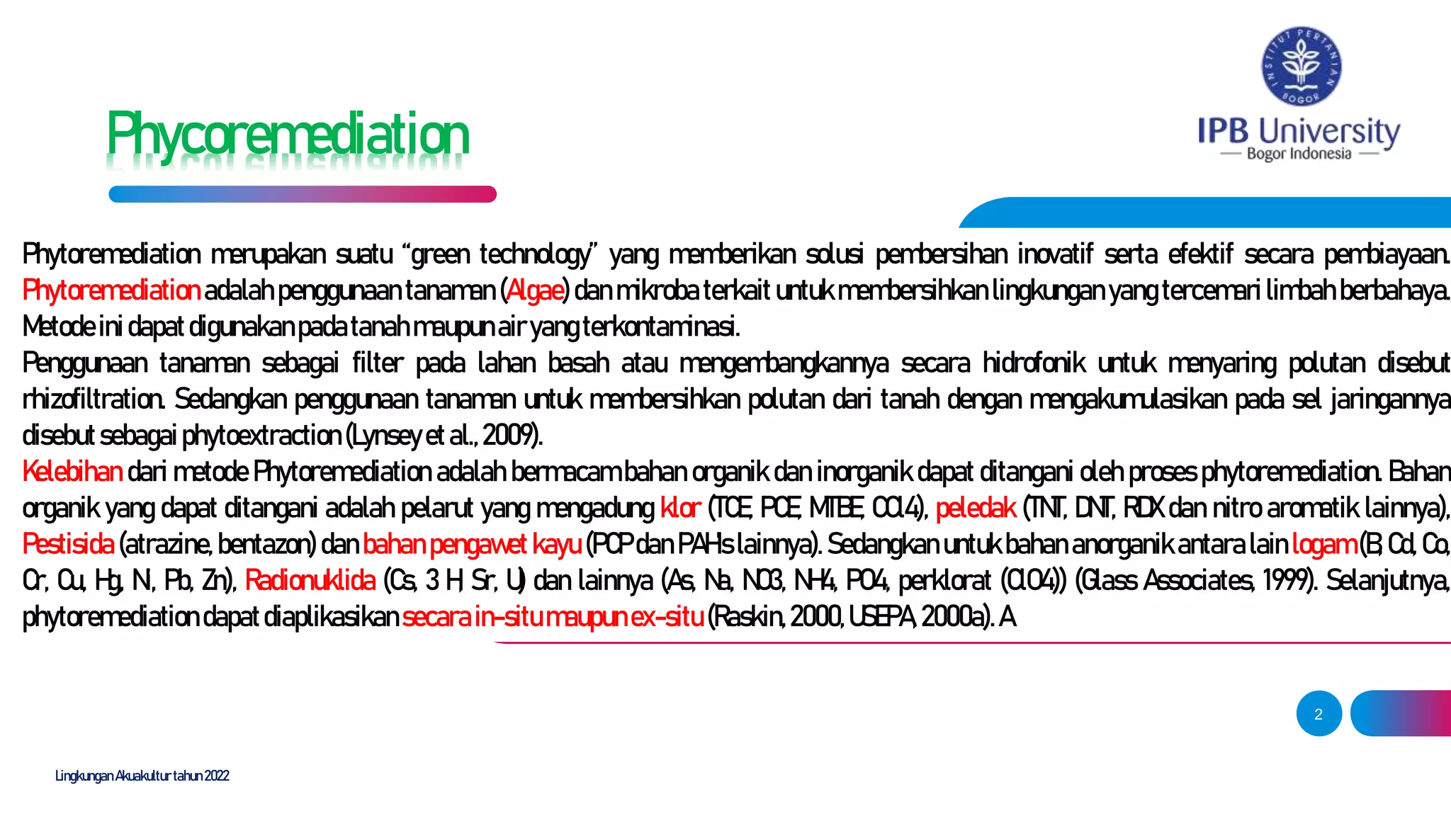 Wiwin KusumPhycoremediation bagi Lingkungan Aquaculture.pptx