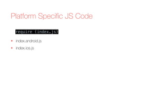 Introduction to React Native - Lev Vidrak, Wix | PPT