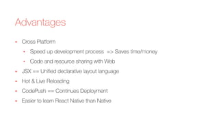 Introduction to React Native - Lev Vidrak, Wix | PPT