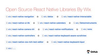 Introduction to React Native - Lev Vidrak, Wix | PPT