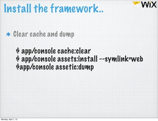 Wix Application Framework | PPT