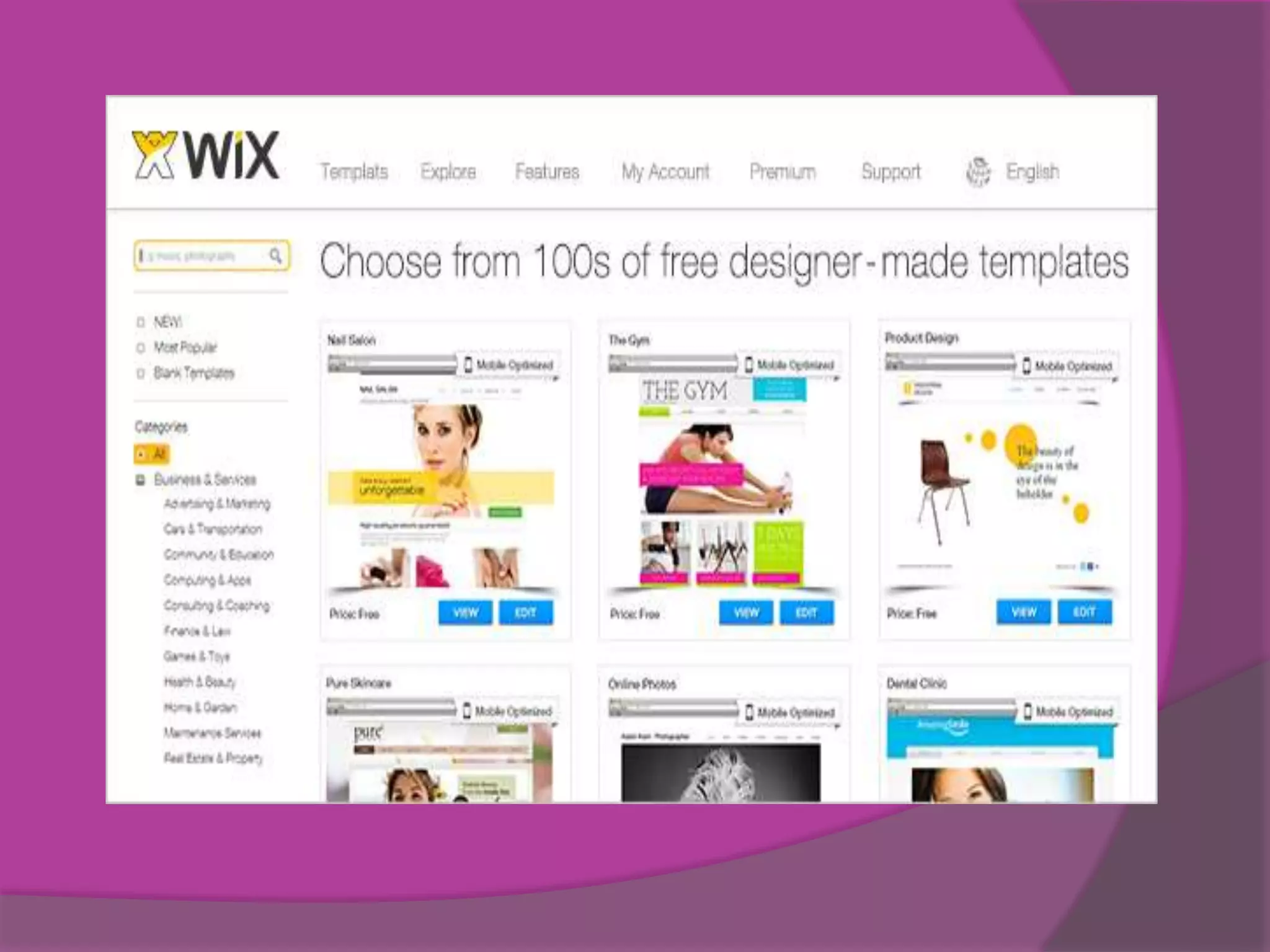 Wix computer report | PPTX