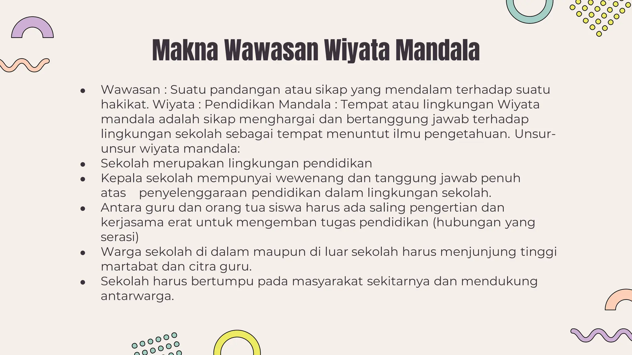 Pengertian dan Makna Wawasan Wiyata Mandala | PDF