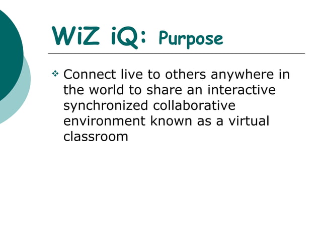 WiZiQ final TwT project | PPT | Technology & Computing