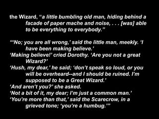 Wizard of Oz (populism allegory) | PPTX