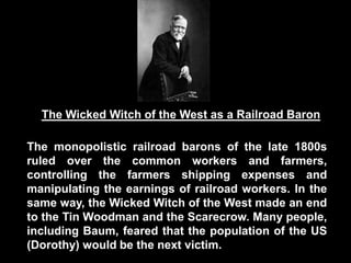 Wizard of Oz (populism allegory) | PPTX