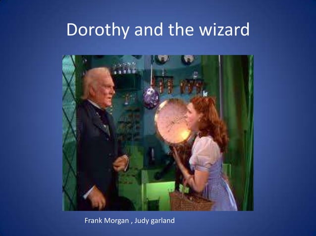 Wizard of oz movie program | PPTX