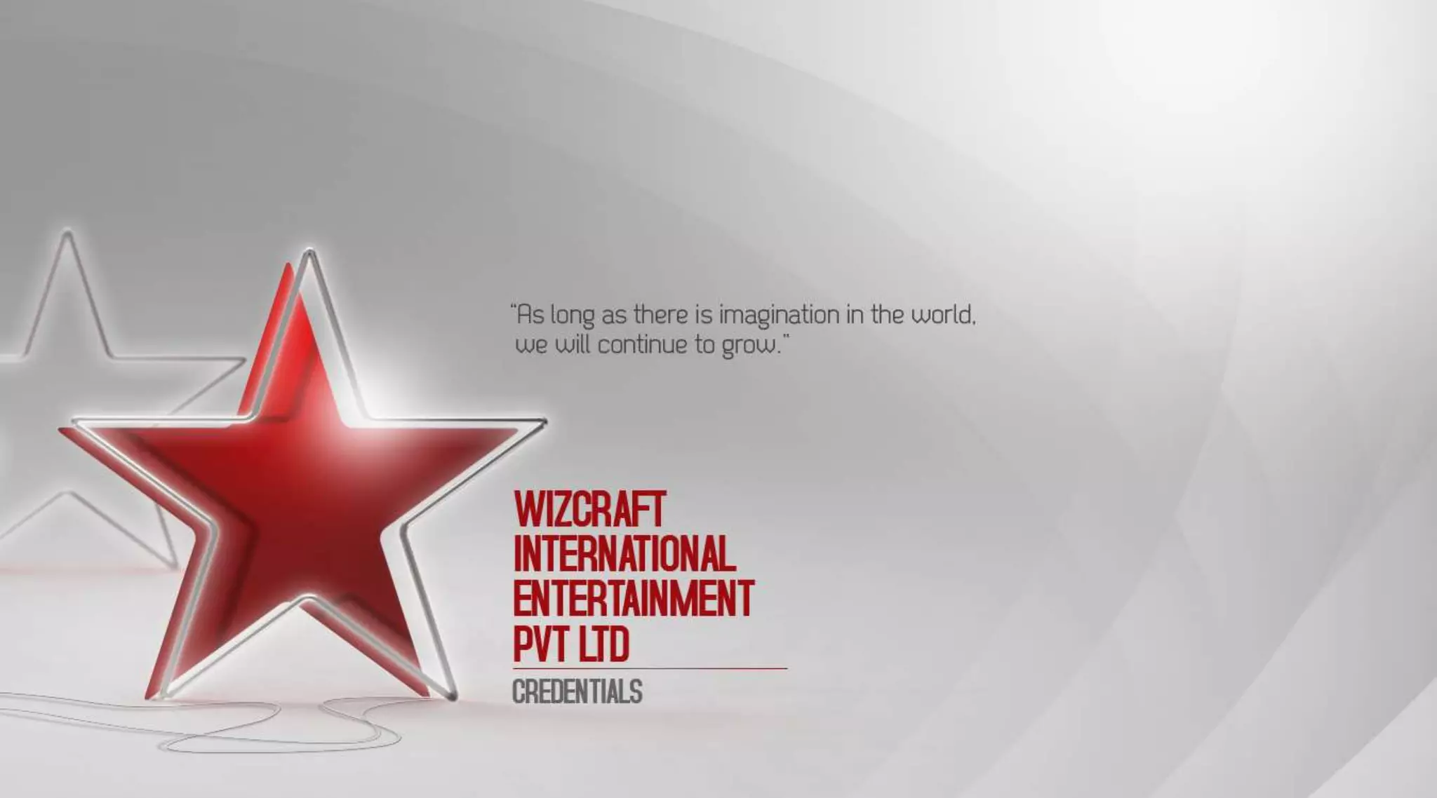 Wizcraft International Entertainment credentials 2014 | PPTX