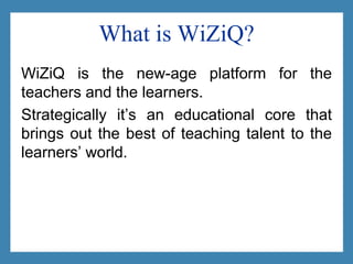 Wizi q | PPT
