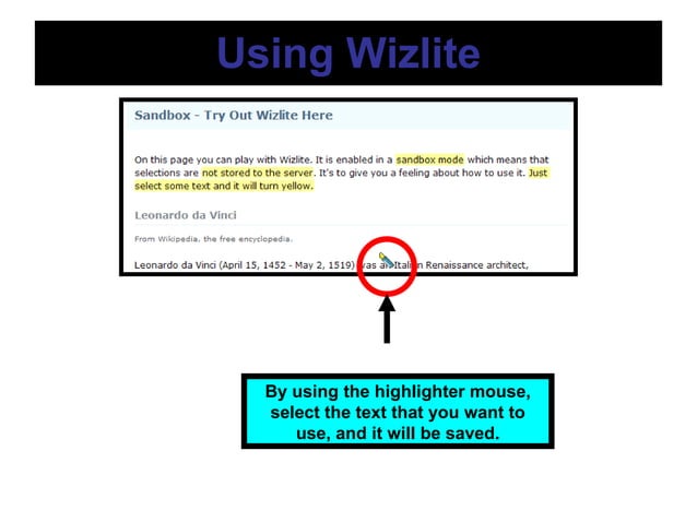 A guide to using WizLite | PPT