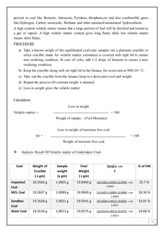 Up-gradtion of Coal By Blending Method | DOCX | Chemistry | Science