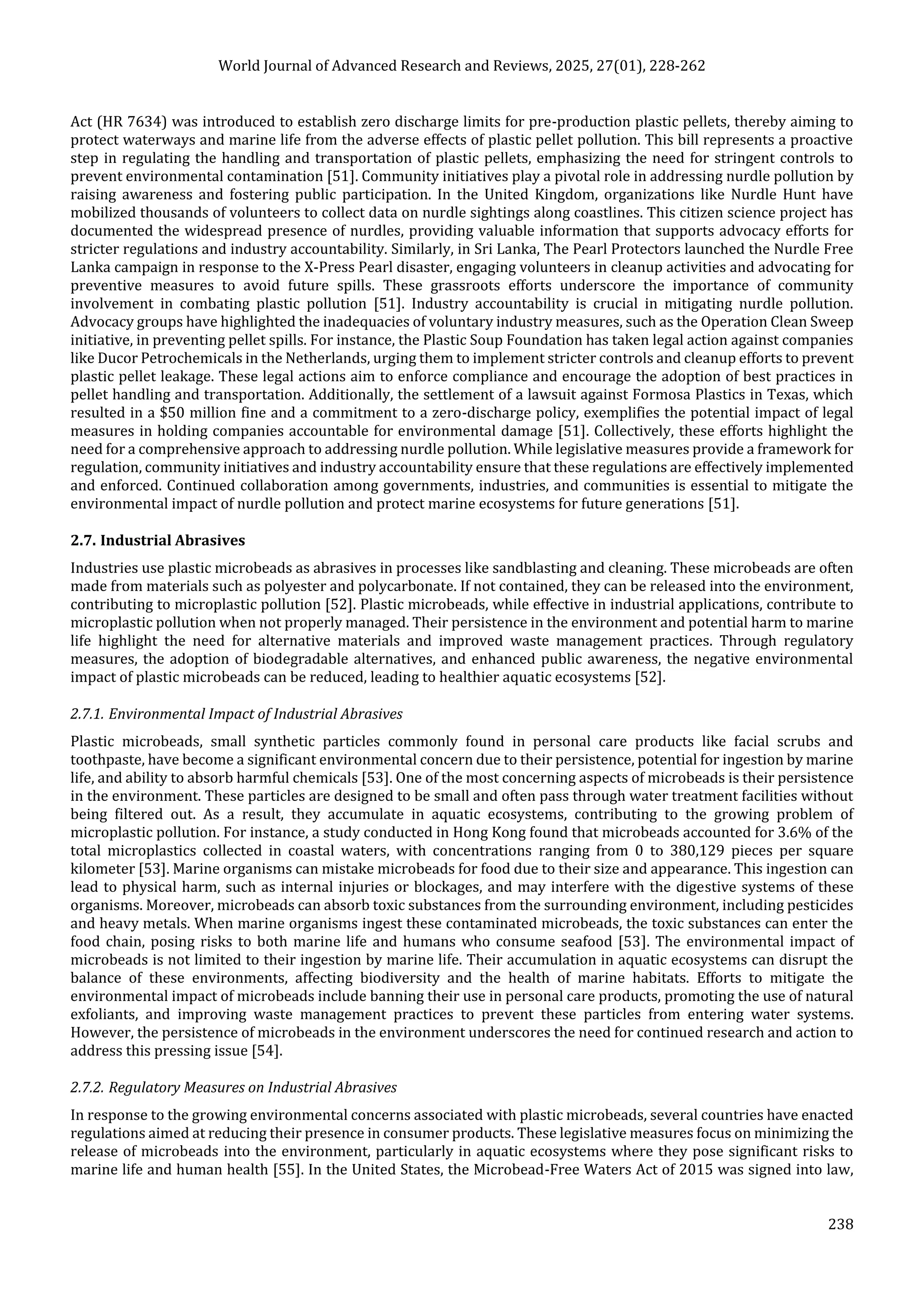 Microplastic Pollution: An In-depth Review of its Sources, Formation ...