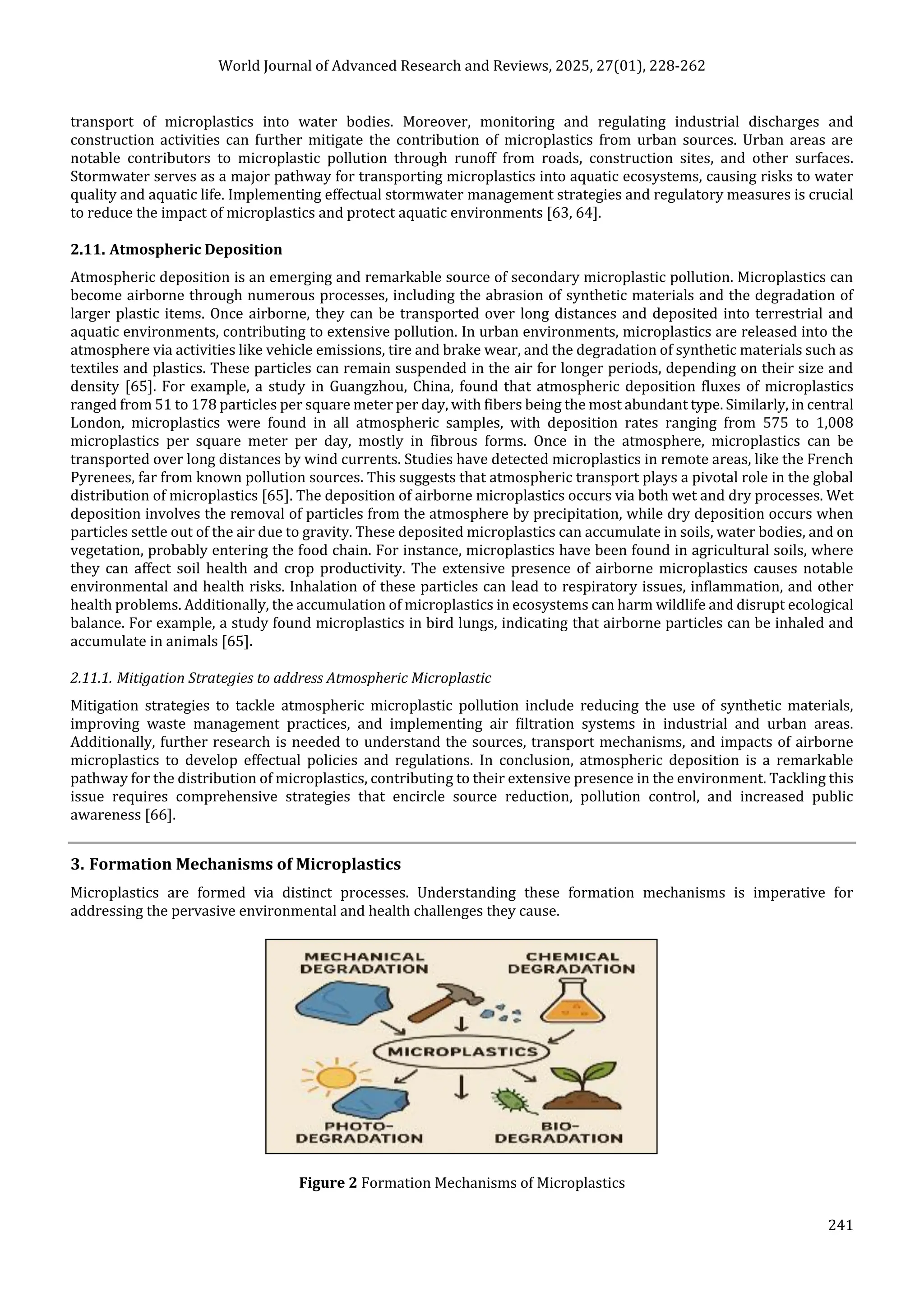 Microplastic Pollution: An In-depth Review of its Sources, Formation ...