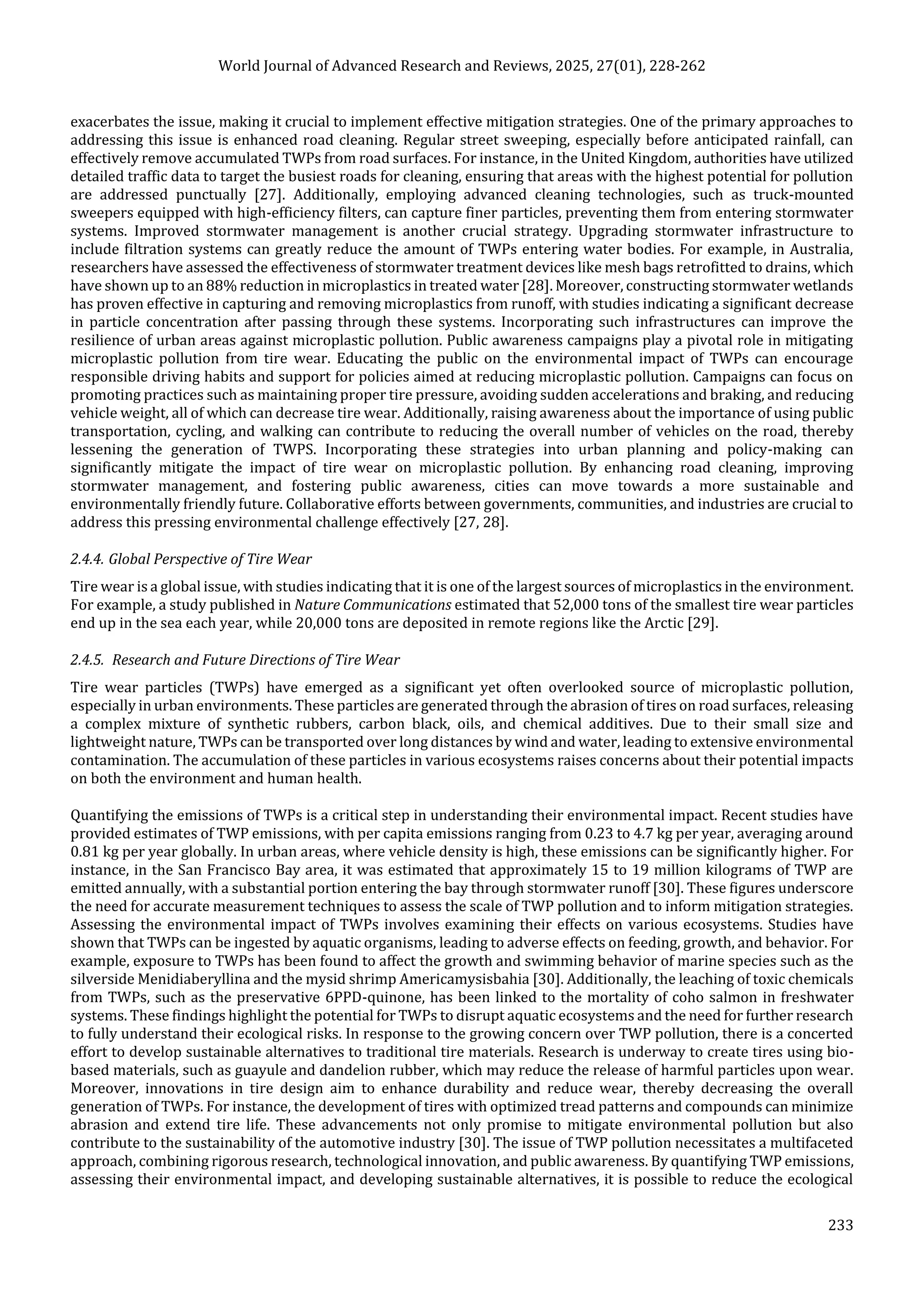 Microplastic Pollution: An In-depth Review of its Sources, Formation ...