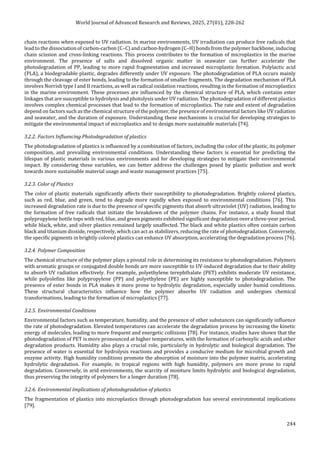 Microplastic Pollution: An In-depth Review of its Sources, Formation ...