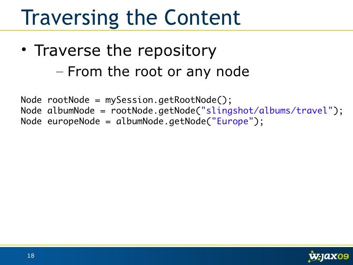 JCR - Java Content Repositories