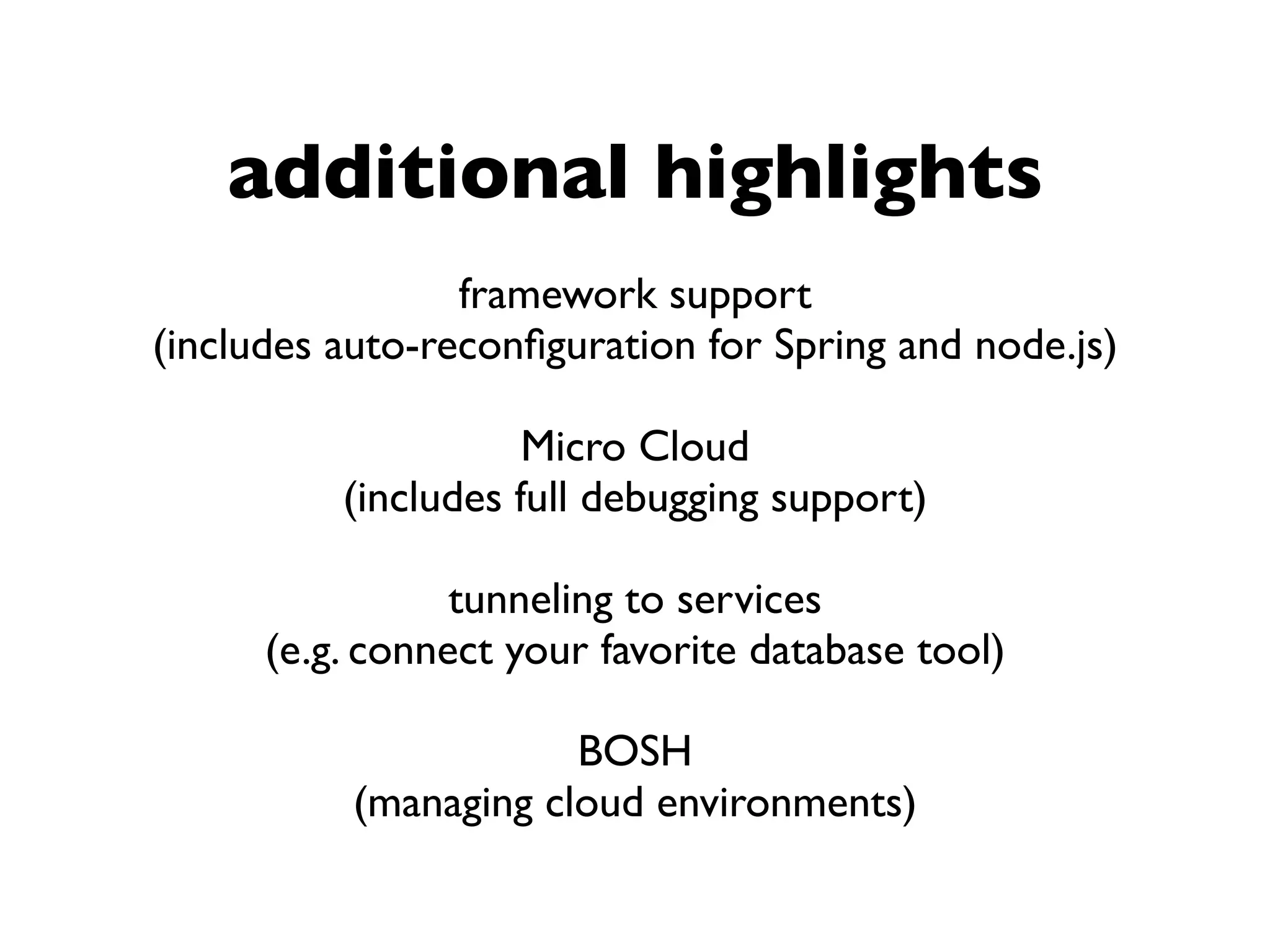 PaaS Parade - Cloud Foundry | PPT PaaS Parade - Cloud Foundry | PPT