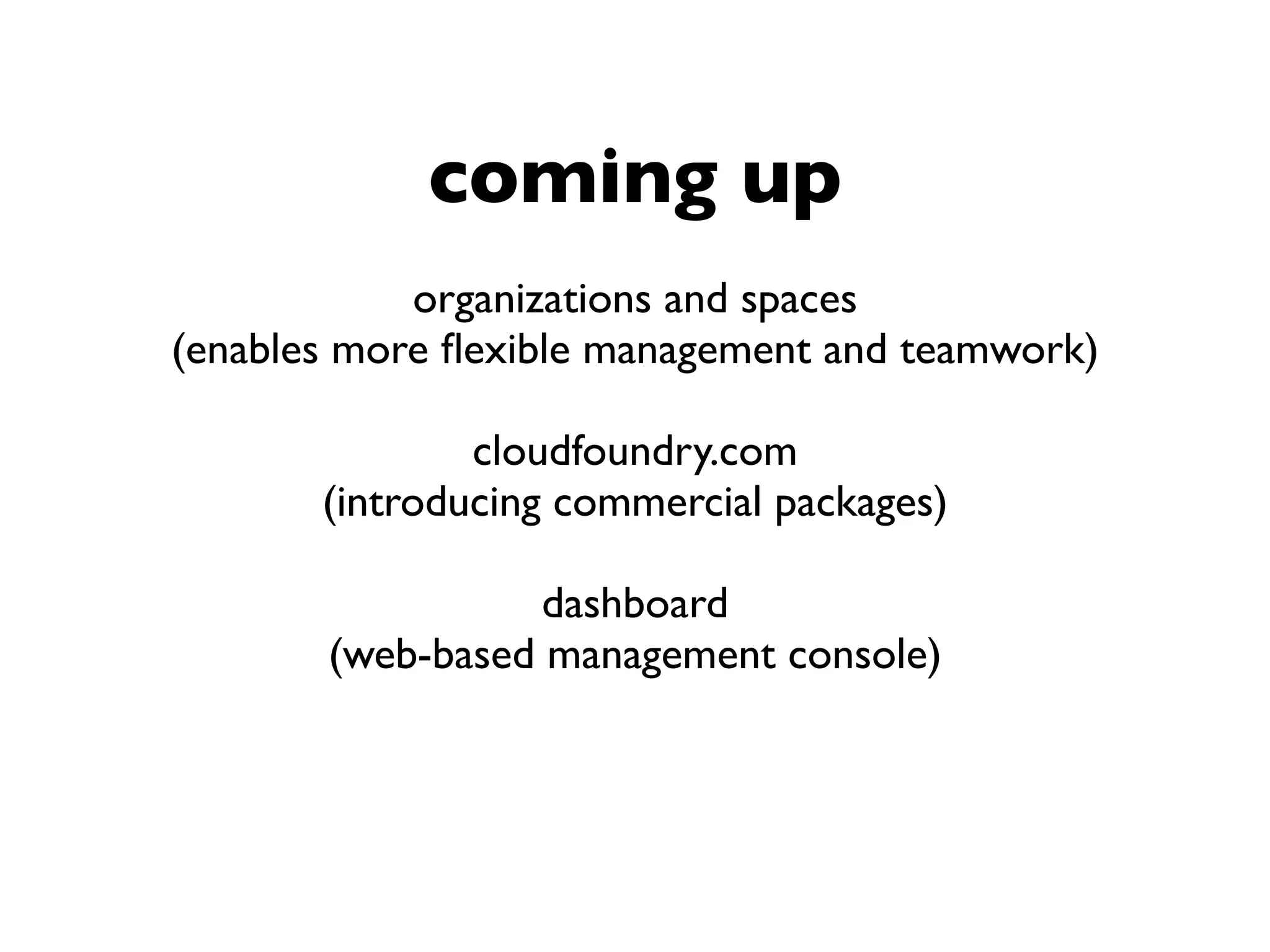 PaaS Parade - Cloud Foundry | PDF
