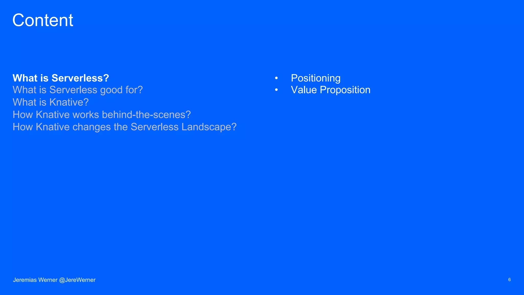 Insights on Knative and how it changes the serverless landscape | PPT