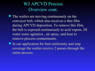 Wj Deposition Overview | PPT