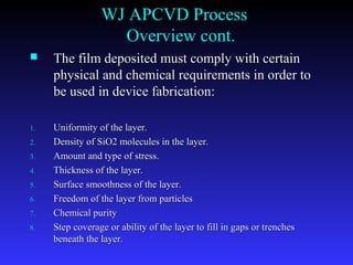 Wj Deposition Overview | PPT