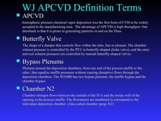 Wj Deposition Overview | PPT