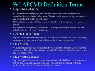 Wj Deposition Overview | PPT