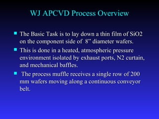 Wj Deposition Overview | PPT