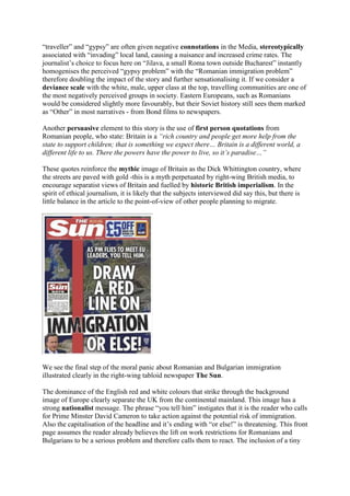 Wjec AS media studies representation of issues - immigration | DOCX