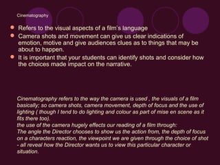 Film/Television Language | PPT