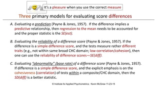 How to evaulate the unusualness (base rate) of WJ IV cluster or test ...