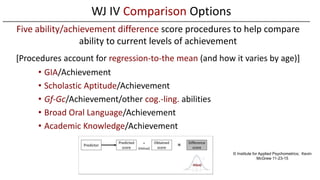 How to evaulate the unusualness (base rate) of WJ IV cluster or test ...
