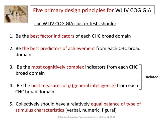 Overview of the WJ IV Cognitive Battery: GIA and CHC Clusters | PPT ...