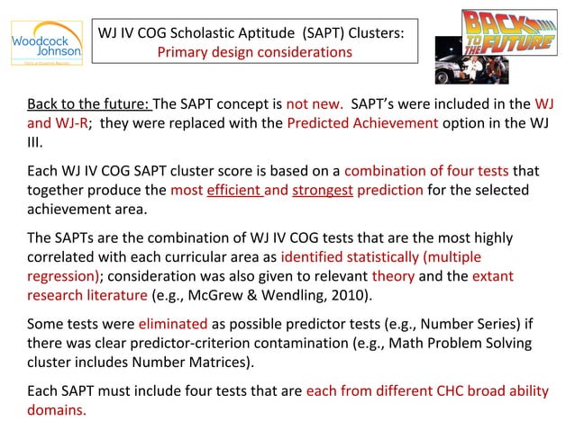Overview of the WJ IV Cognitive Battery: GIA and CHC Clusters | PPT ...