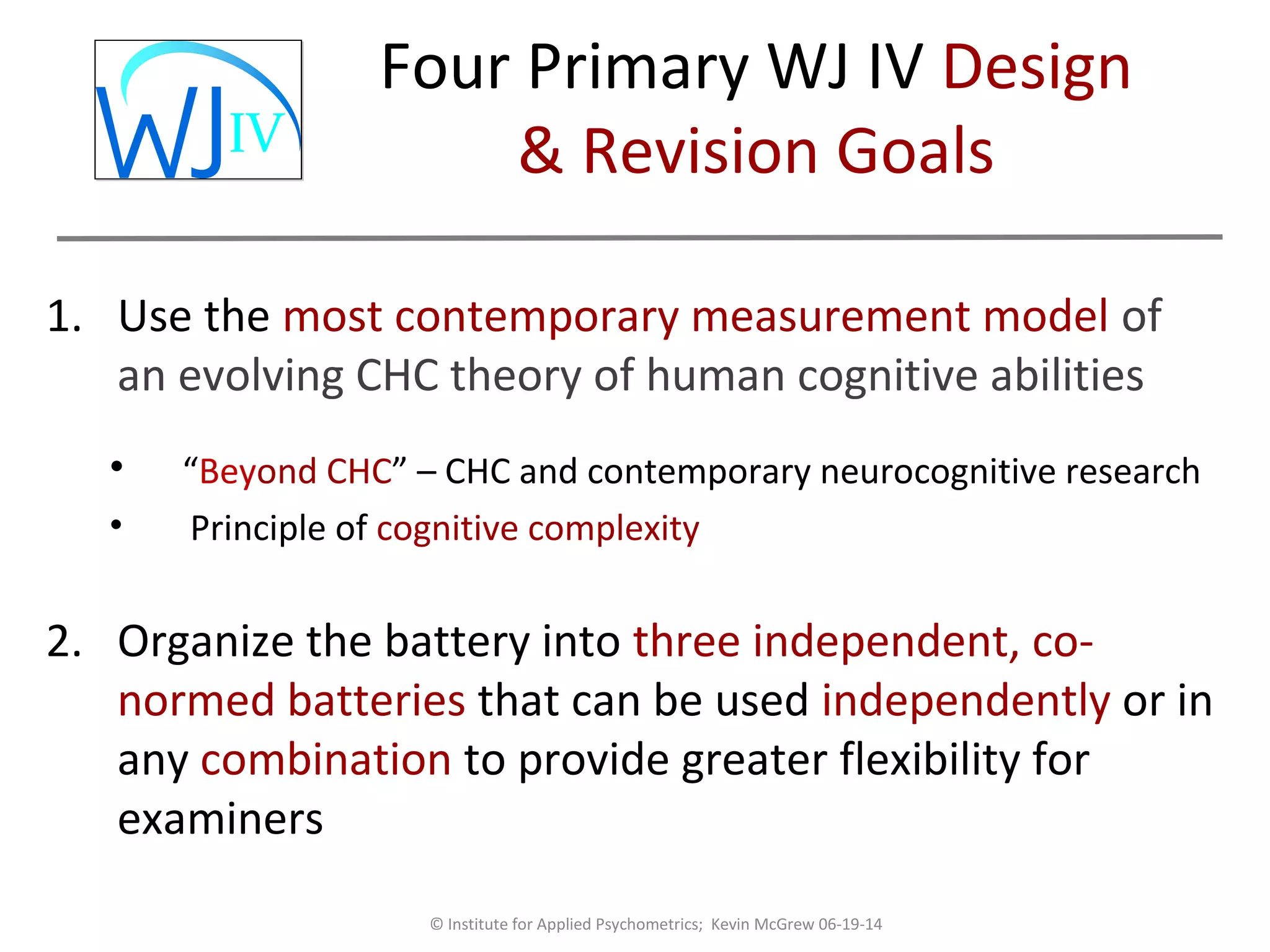 WJ IV Battery Introduction and Overview | PPT