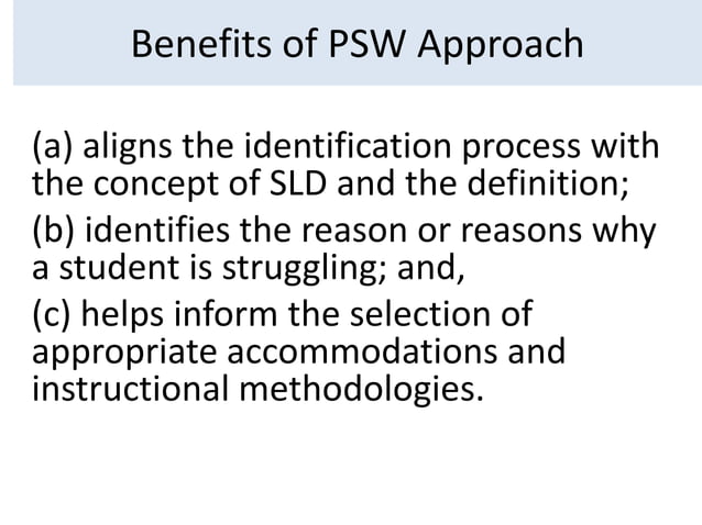 WJ IV NASP 2014 workshop: Variation and comparison procedures & PSW ...