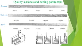 Water jet machining WJM & AWJM | PPTX