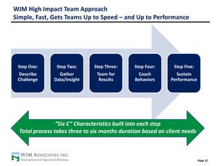WJM HIGH IMPACT TEAMS | PPTX