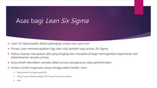 Pengenalan Asas Lean Six Sigma | PPTX