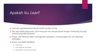 Pengenalan Asas Lean Six Sigma | PPT
