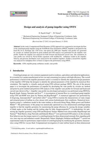 Impeller Design | PDF