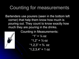 Mixology 101 - Math and Drink Proportions | PPT