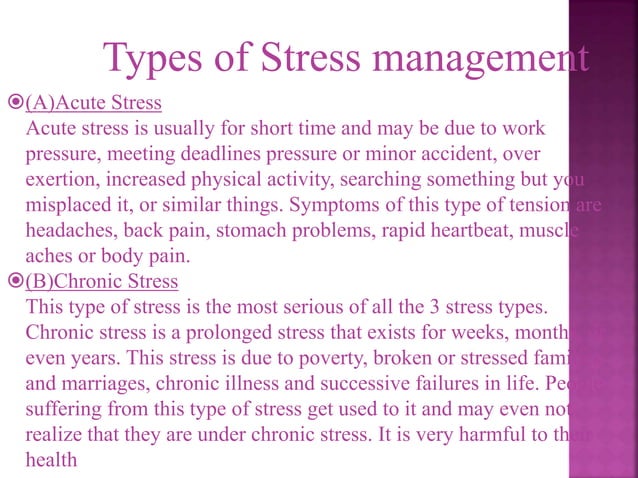 Stress Management | PPT