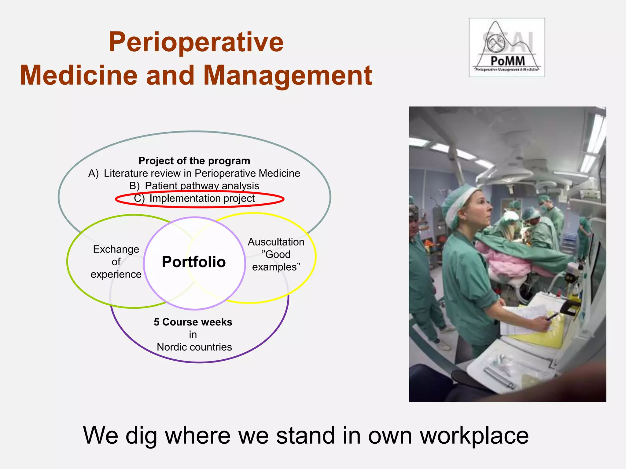 Perioperative medicine saves lives - what are we doing to inspire and ...