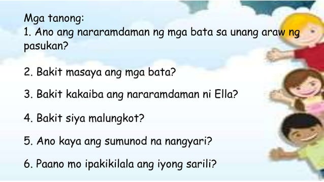 WK-1-Pag-uugnay ng sariling karanasan sa binasang kuwento o teksto..pptx
