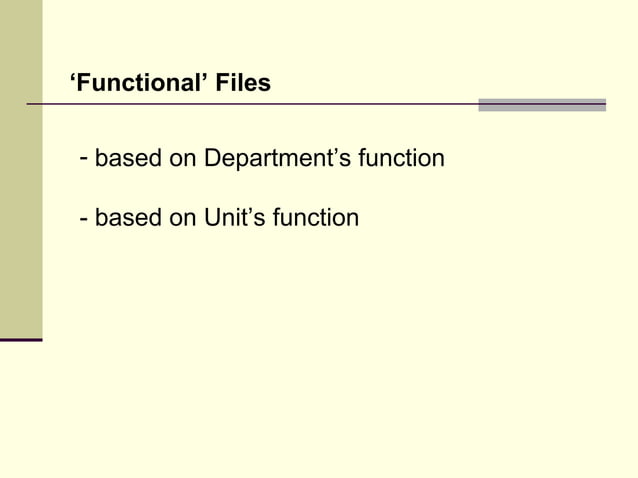 imr504 classification and filing system week 1 | PPT