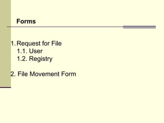 imr504 classification and filing system week 1 | PPT