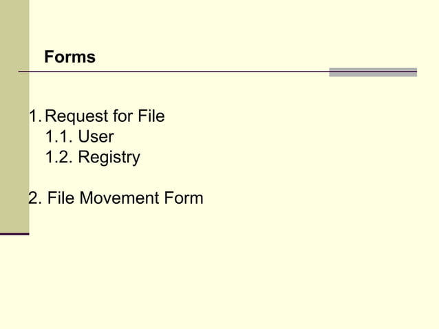 imr504 classification and filing system week 1 | PPT