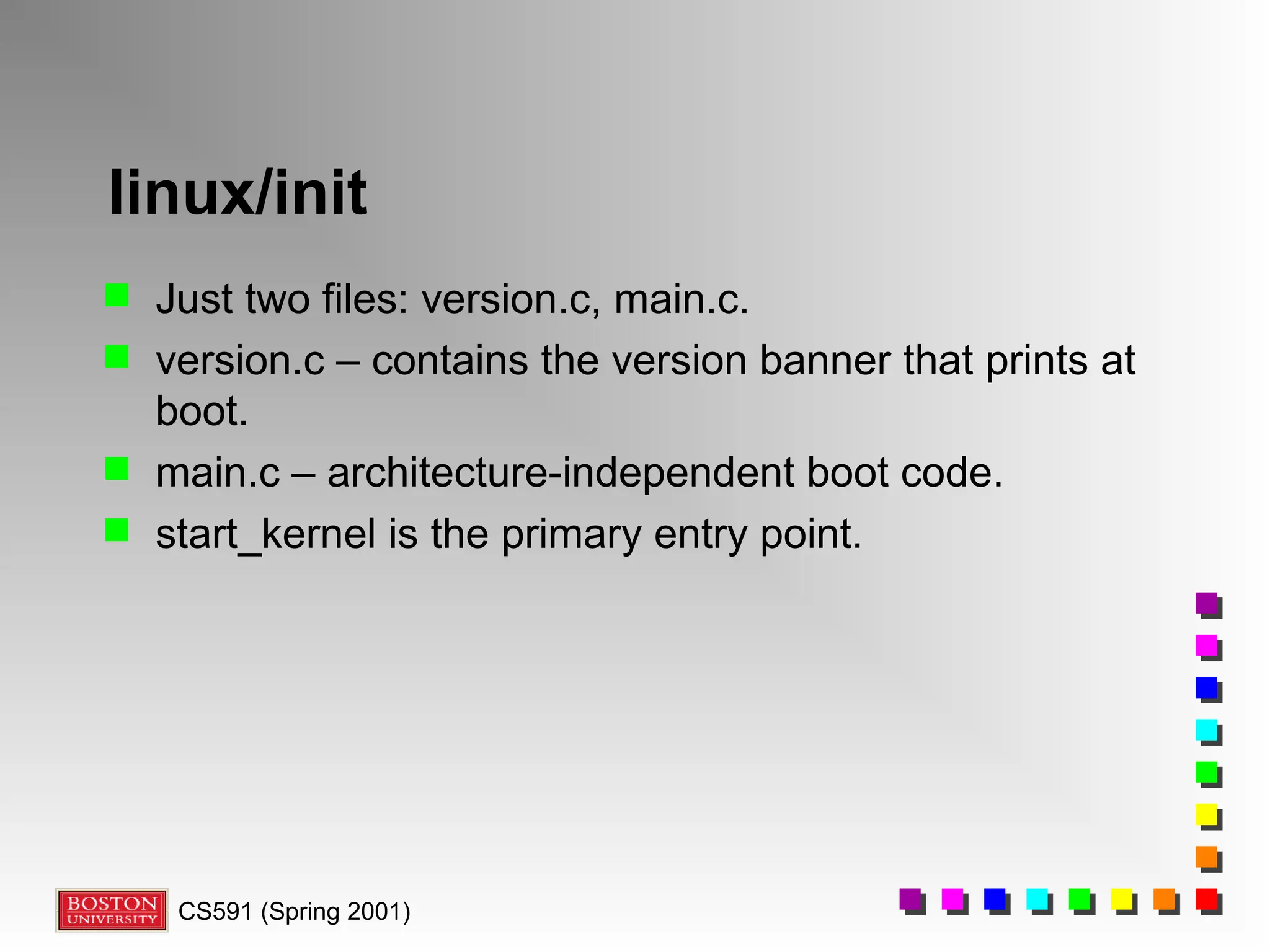 The-Linux-Kernel-Introduction-cs251-2001.ppt